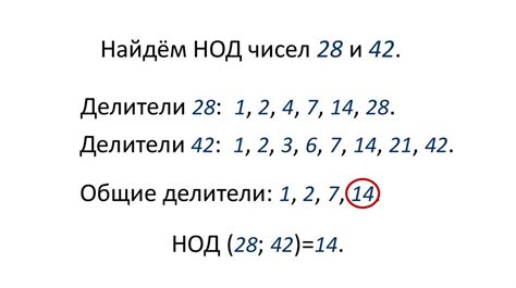 Наибольший общий делитель Взаимно простые числа презентация онлайн