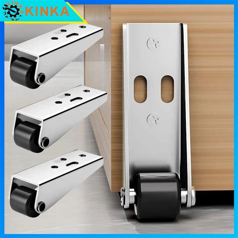 Durable Metal Furniture Silent Side Mounted Directional Rollers Multi
