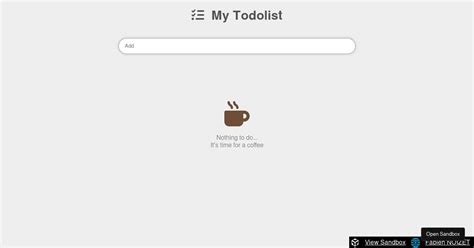 [vue]my todolist codesandbox