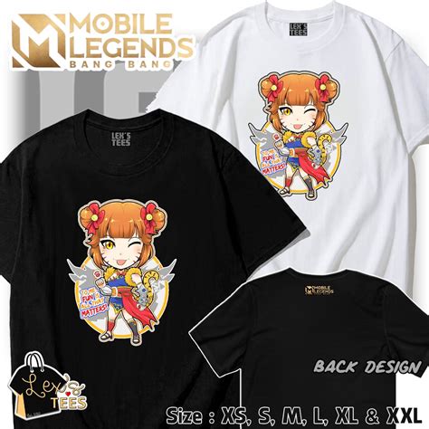 Mobile Legends WANWAN Chibi Shirt Lex STEES Shopee Philippines
