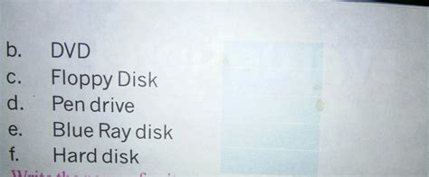 Arrange The Devices In Ascending Order Of Storage Capacity Brainly In