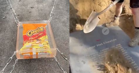 Tiktoker Buries Cheetos In A Time Capsule For 10000 Years