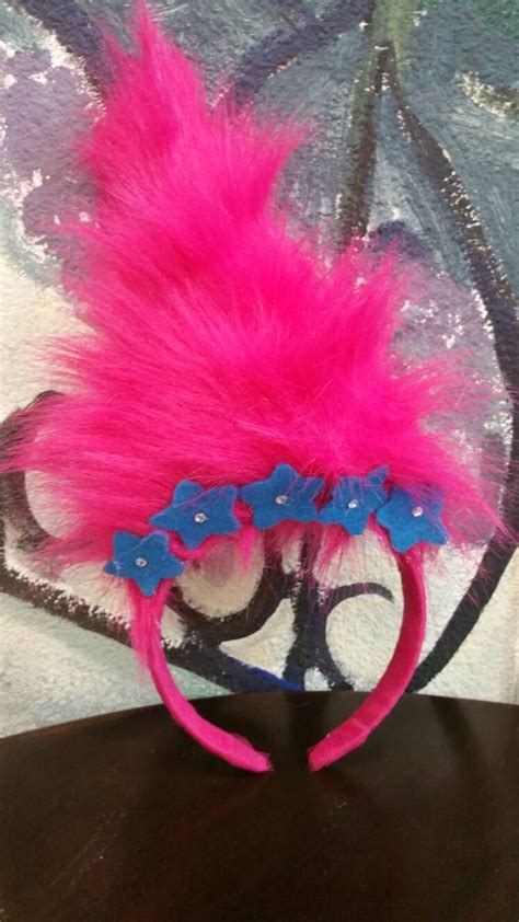 Troll Hair Troll Headband Poppy Hair Hot Pink Troll Hair In Stock