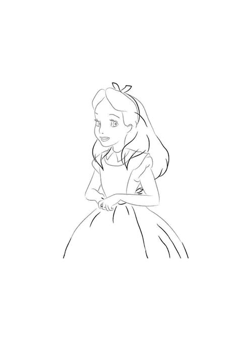 Раскраски раскраски из мультфильмов раскраска алиса в стране чудес