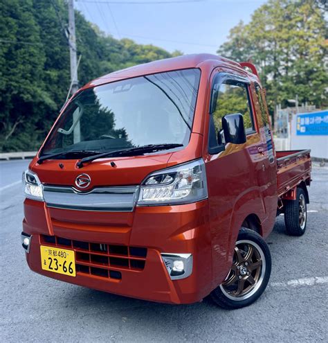 【走行距離 34250 Km】ダイハツ ハイゼット トラック。ジャンボ Saiii T。3bd S510p。4wd。mt。令和3年の形。車検