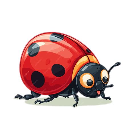 Premium Vector Ladybug Vector On White Background