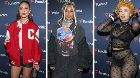 Fanatics Super Bowl Party 2024 Red Carpet Fashion Photos Ice Spice