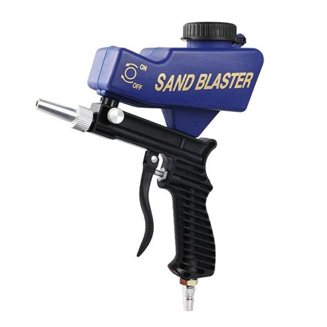 Portable Gravity Fed Sandblasting Machine Air Sandblasting Kit Rustproof