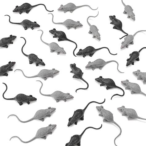 Buy Sumind 24 Pcs Plastic Mice Fake Rat Mini Simulated Mouse Fake Mice