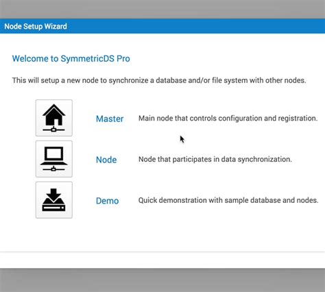 Setup Your First Node The Master Node Jumpmind
