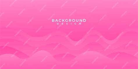 Premium Vector Abstract Pink Wave Background