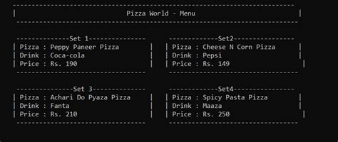 Github Gunjan Aggarwal16pizza Sales And Order Management System This Is Written In C