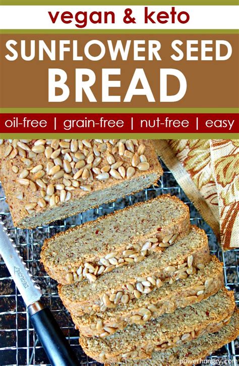 Vegan Keto Sunflower Seed Bread Nut Free Grain Free Oil Free