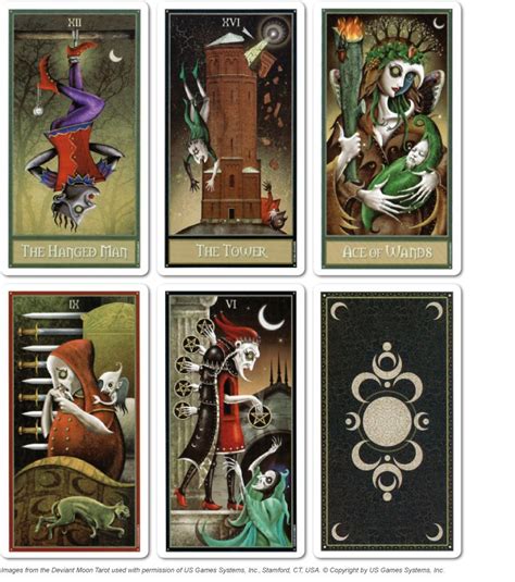 Карта луна в сочетании с другими картами таро