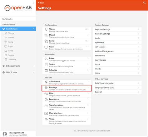 Von Openhab Auf Openhab Migrieren Phenx De