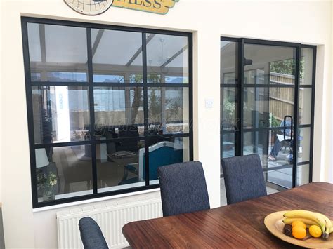 Glass Partitions At Domestic Project Henley On Thames Berkshire T