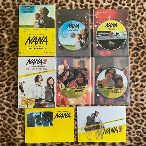 150全走 中島美嘉 Nana And Nana 2 娜娜與奈奈 Dvd 香港雙碟特別版 共兩套 宮崎葵 市川由衣 內附精美相簿 中文字幕 香港從未推出 Blu Ray 版本 興趣及