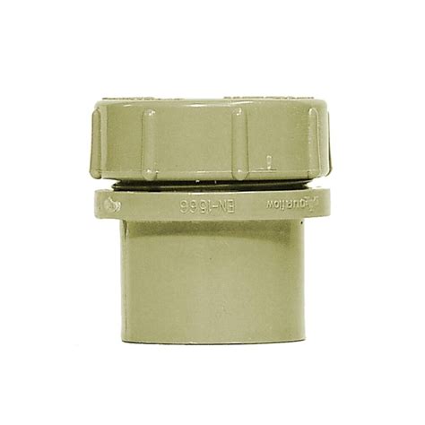 40mm Solvent Weld Access Plug Grey Bathroom And Plumbing Superstore