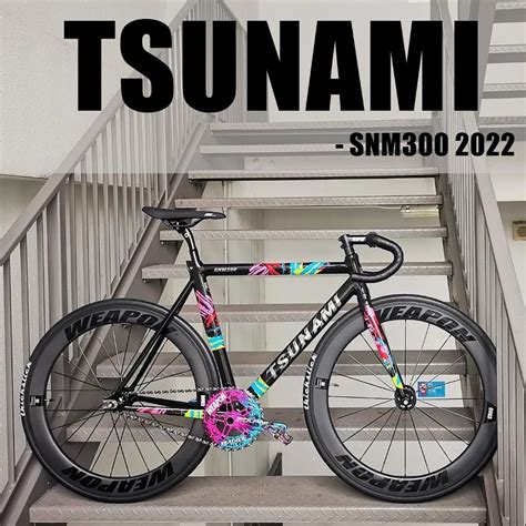 TSUNAMI SNM300 2022 Fixie Bike Fixed Gear Bike Single Speed Bike