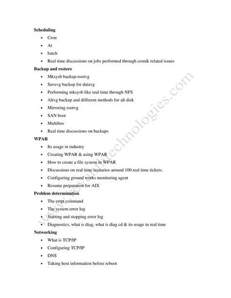 Ibm Aix Online Training Pdf