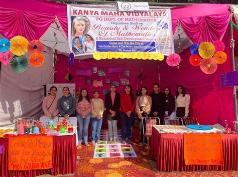 Kanya Maha Vidyalaya Stall On Beauty And Wonders Of Mathematics In KMV