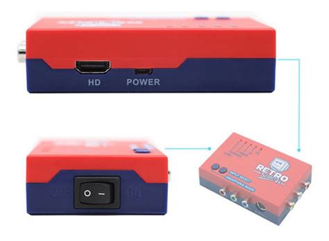 Retro Scaler 2x Conversor S Video Componente Rca Retroscaler Parcelamento Sem Juros