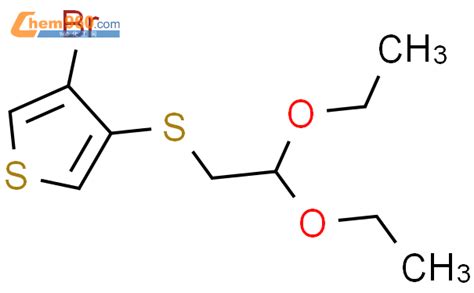 1173058 51 9 3 bromo 4 2 2 diethoxy ethylsulfanyl thiophene化学式结构式分子式