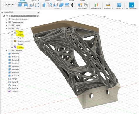 Combine 2 Edited Meshes Fusion 360 Online Innoemengpsuacth