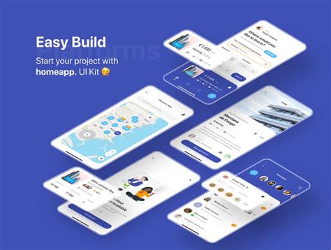 Homeapp UI Kit Homeapp Is A Real Estate UI Kit That Was Designed For Mobile App Advertisement