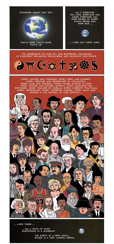 Carl Sagans Pale Blue Dot Illustrated In Comic Form Pale Blue Dot