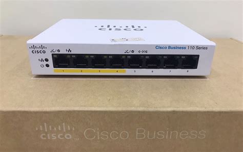 Cisco CBS110 Unmanaged 8 Port GE Partial PoE Desktop Ext PS CBS110