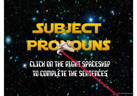 Subject Pronouns PPT General Readin English ESL Powerpoints