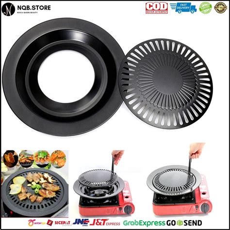 Jual Ultra Grill Pan Alat Pemanggang Bulat Bbq Non Stick 32cm Smokeless