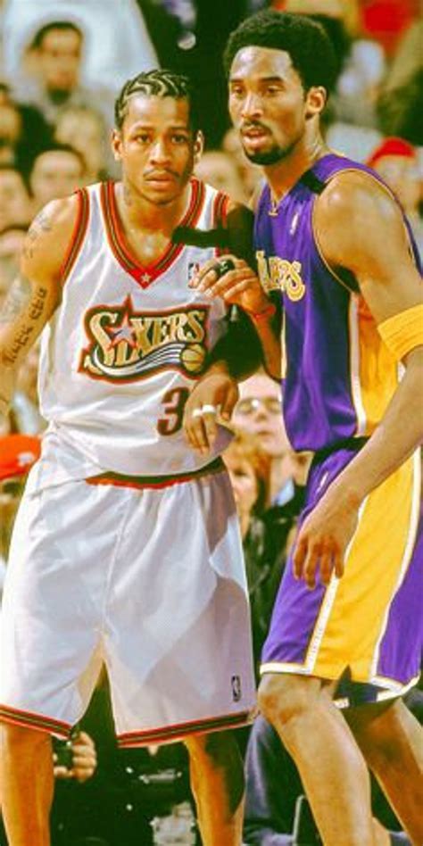 Old School Kobe And Allen Iverson Poster Etsy