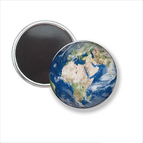 Button Met Magneet Wereldbol Niet Voor Kleding Bol
