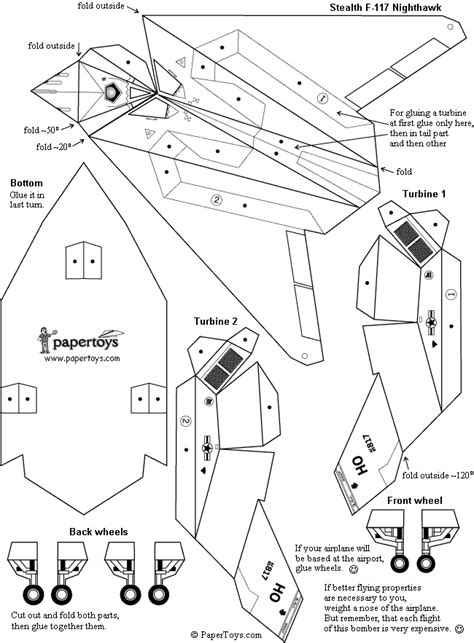 Papercraft Plane Models