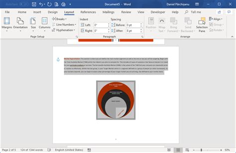 Как изменить ориентацию одной страницы или более в документе Word