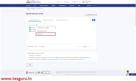 How To Add Remove Validate Demat Account On New Income Tax Portal