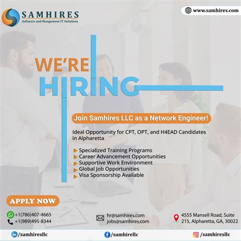 Samhires Llc On Linkedin Samhiresllc Networkengineer Careeradvancement Visasponsorship