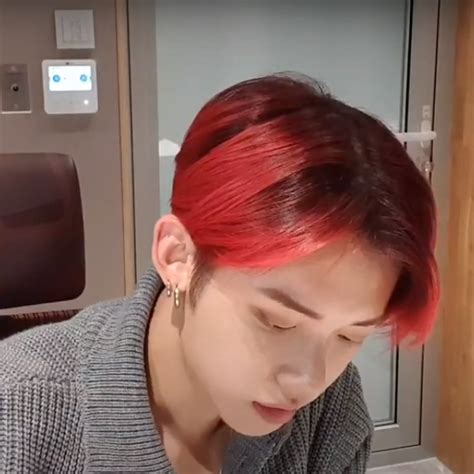 Choi Yeonjun Red Hair On Live Red Hair Hair Txt