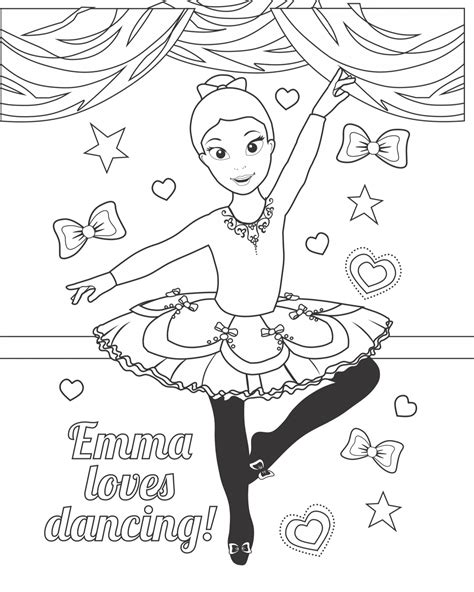 Wiggles Colouring Pages Emma
