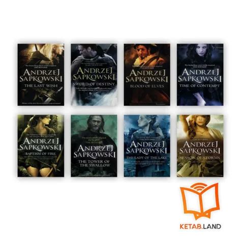 خرید پک هشت جلدی رمان ویچر بریتیش The Witcher Series Uk Edition