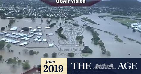 Video Aerial Vision Shows Extent Of Townsville Flooding