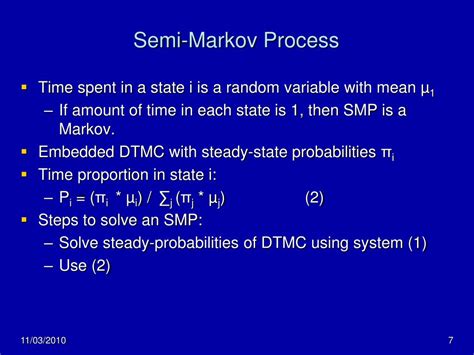 Ppt Using Markov Process In The Analysis Of Intrusion Tolerant