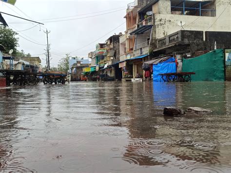 The Road Leading From Vitthal Mandir To Meghwal Society In Vijalpore Is