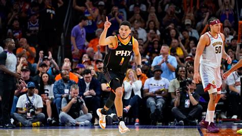 Suns Beat Nuggets Devin Booker Scores 36 And Nikola Jokic Scores 53