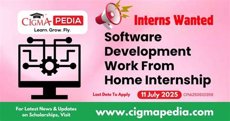 software development work from home internship by omara health how to