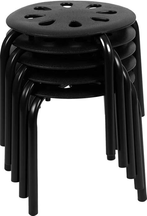 Emma Oliver Plastic Nesting Stack Stools Classroom Home 11 5 Height