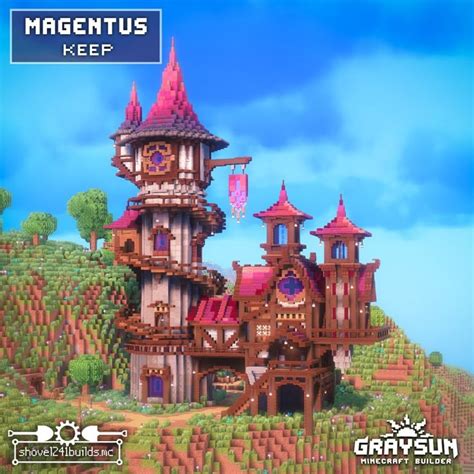Graysun Minecraft Builds On Instagram Wizard House Minecraft 👉