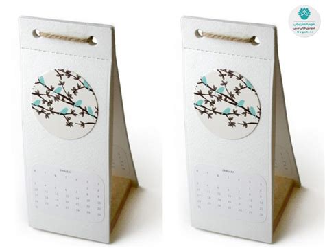 تقویم رومیزی مینیمال و فانتزی